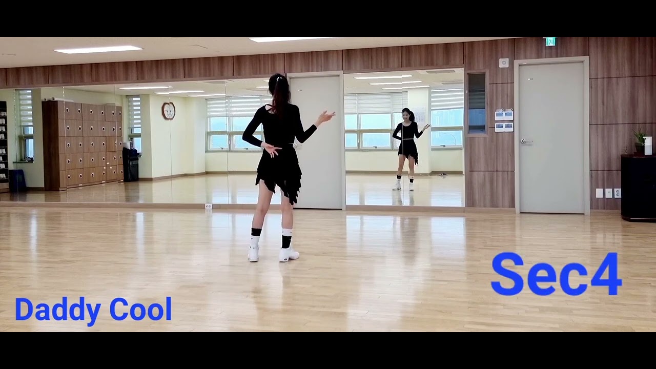 Daddy Cool Line Dance (스텝설명)TUTORIAL - YouTube