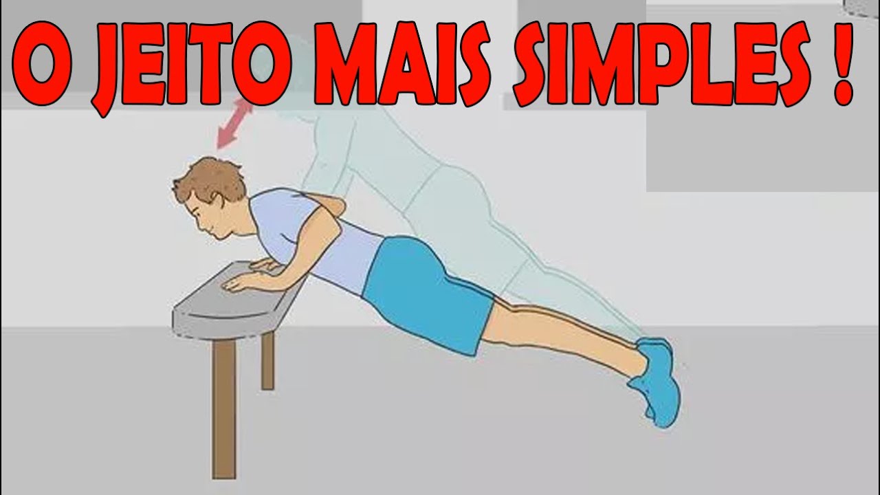 como fazer flexões facilmente!ESSE É O JEITO MAIS FÁCIL. - YouTube