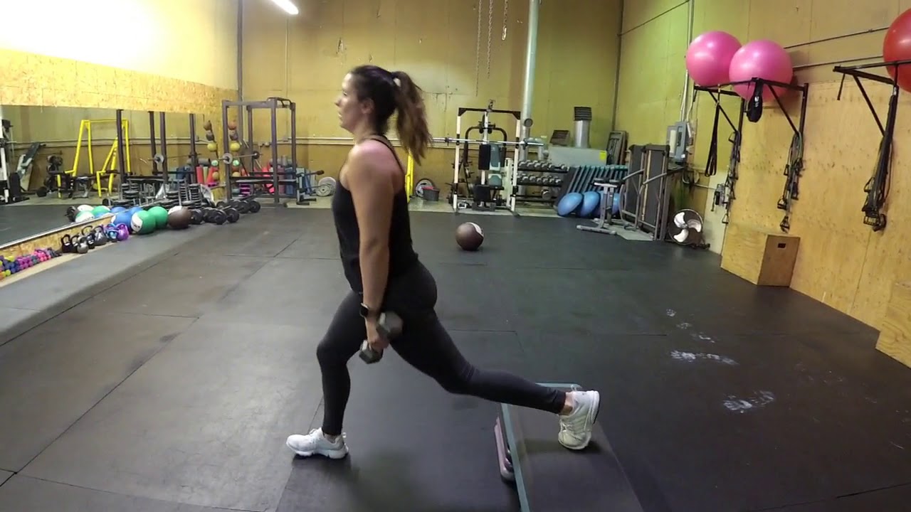 Quad Focused Bulgarian Split Squat - YouTube