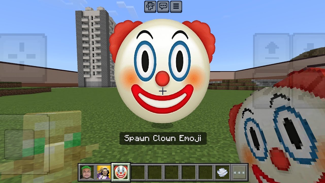Clown Emoji Nextbot Added | CUSTOM NEXTBOT Part 17 | MINECRAFT PE - YouTube