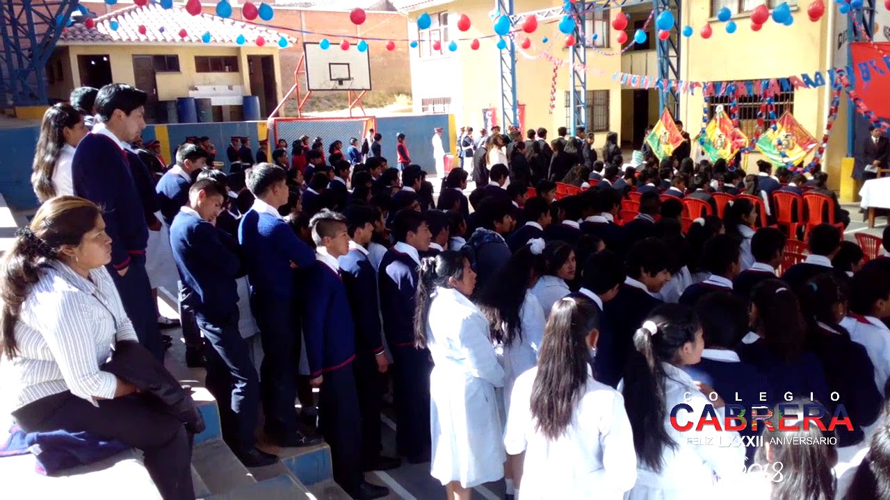 Colegio CABRERA (Potosí) | Himno al Colegio Cabrera | Vídeo Oficial ...