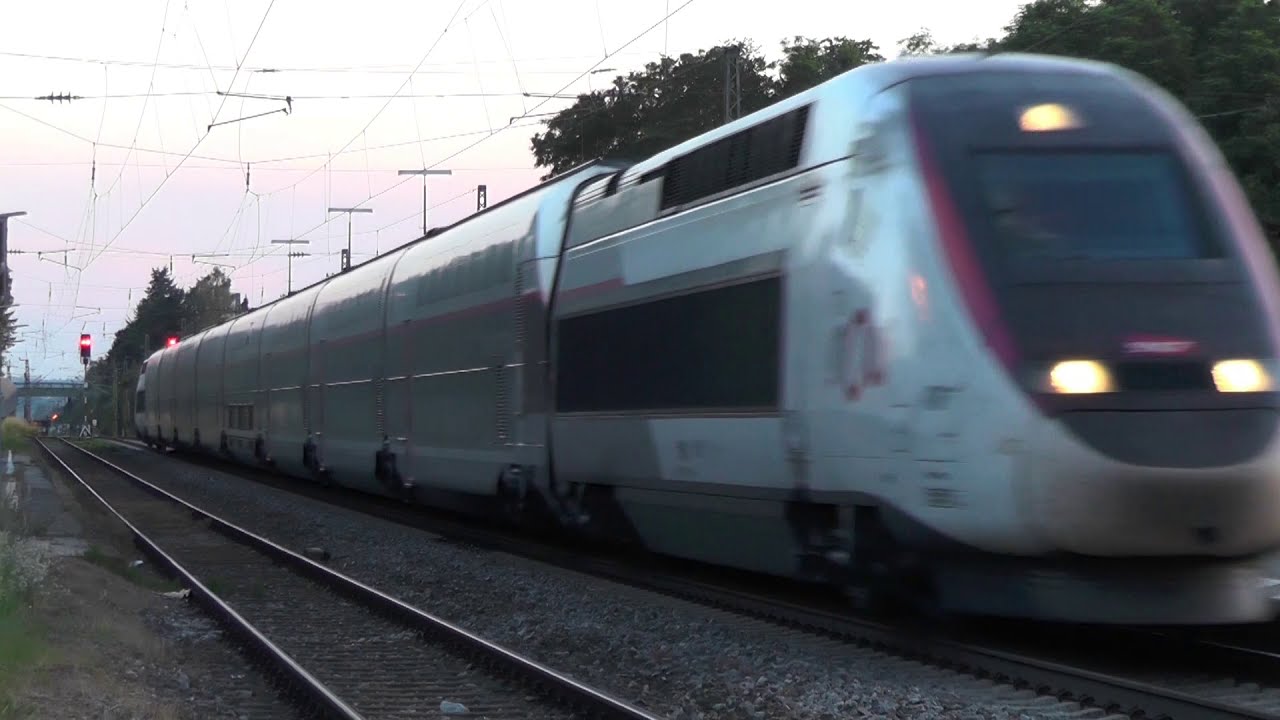 TGV Euroduplex 9577 Paris-München im Landkreis Augsburg - YouTube