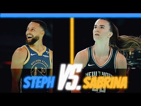 Steph Curry vs. Sabrina Ionescu 3-Point Contest| 2024 NBA All-Star ...