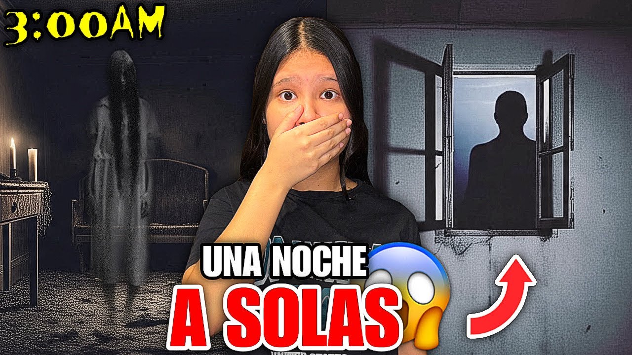 PASAMOS UNA NOCHE A SOLAS EN MI CASA😱🏠 Y ESTO SUCEDIÓ!!| Regina MH ...