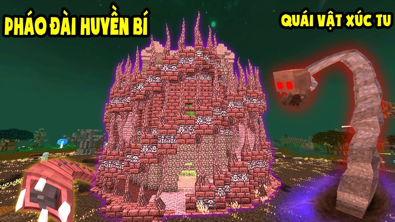 GIẢI MÃ PHÁO ĐÀI HUYỀN BÍ PHÁT HIỆN NHIỀU QUÁI VẬT RÙNG RỢN - Minecraft ...