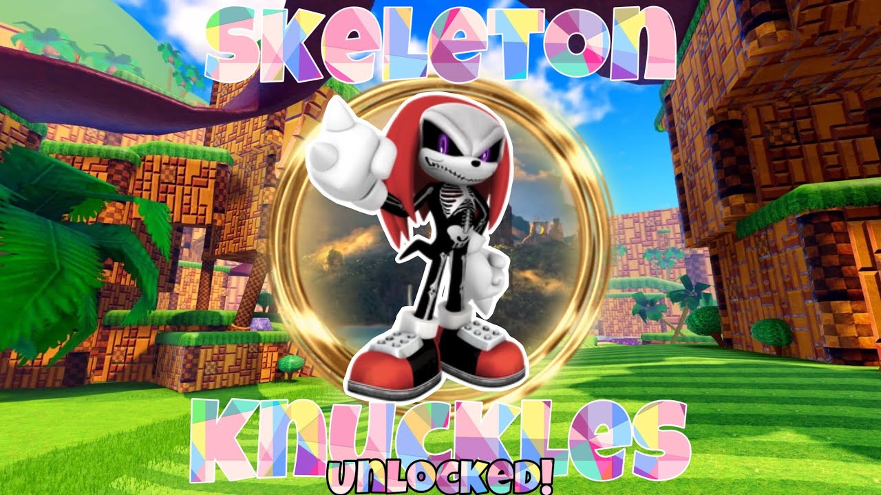 Skeleton Knuckles UNLOCKED! - Sonic Speed Simulator - YouTube