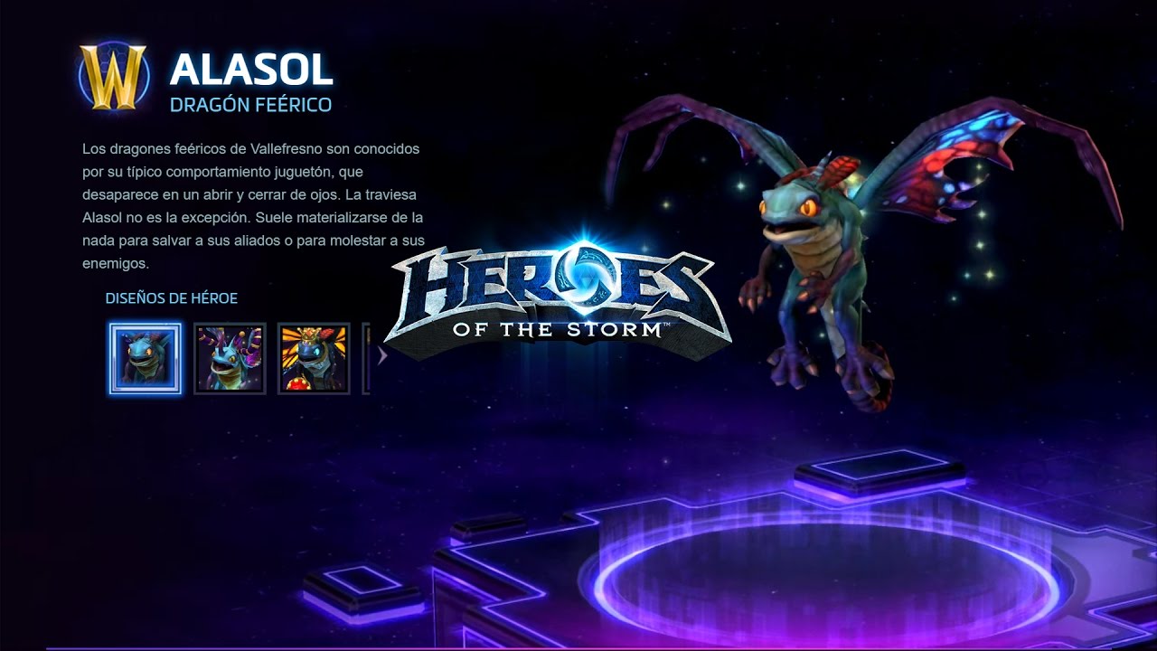 Heroes Of The Storm : Alasol ( Español ) - YouTube