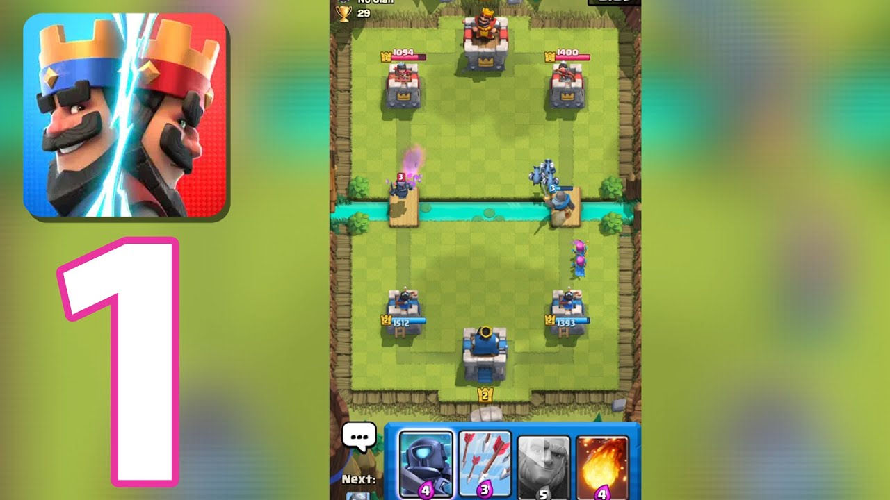 Clash Royale - Gameplay Walkthrough Part 1 - First Arena (iOS, Android) - YouTube
