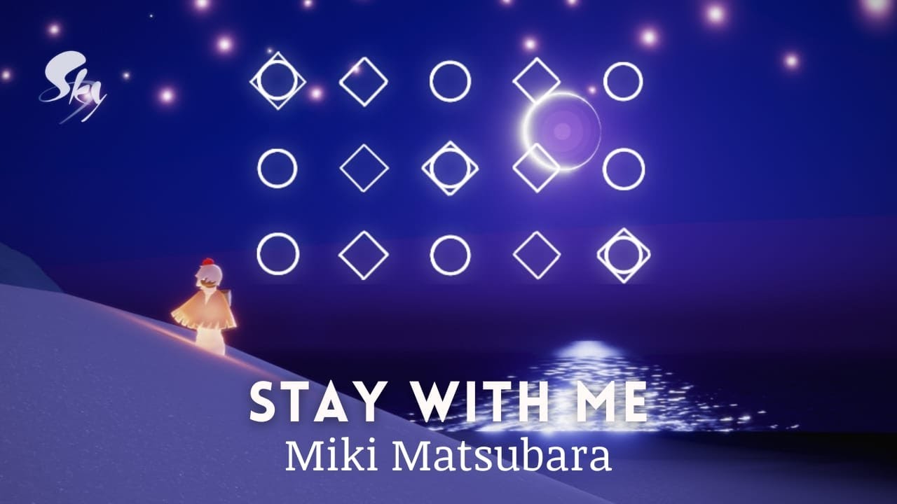 Stay With Me - Miki Matsubara : sky piano music sheet [ sky : children of the light ] - YouTube