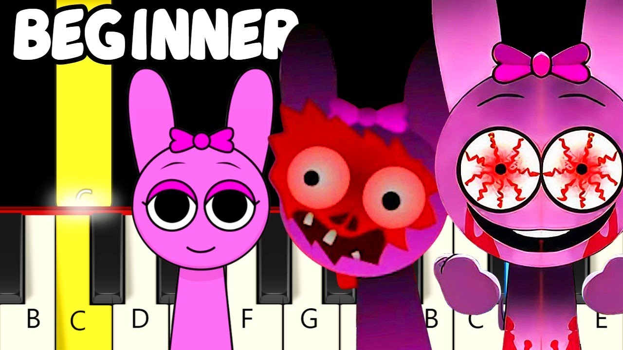 Pinki in 24 Phases (Sprunki) - Piano Tutorial - YouTube