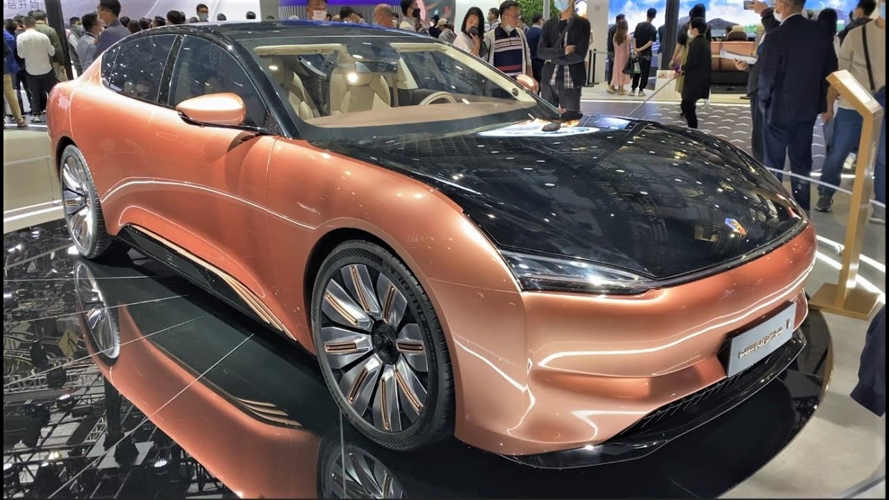 2022 HENGCHI 1 Walkaround—2021 Chengdu Motor Show—2022款恒大恒驰1亮相 - YouTube