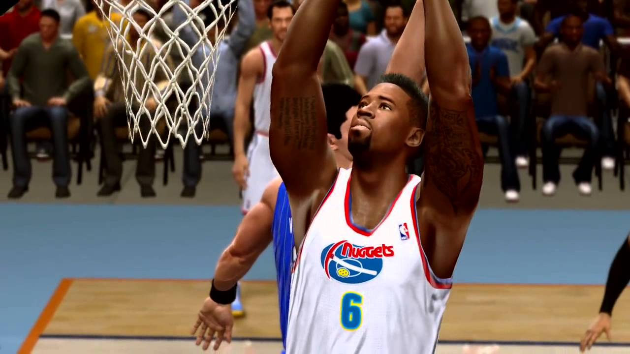 NBA Live 14 DeAndre Jordan Dunk Face (PS4) - YouTube