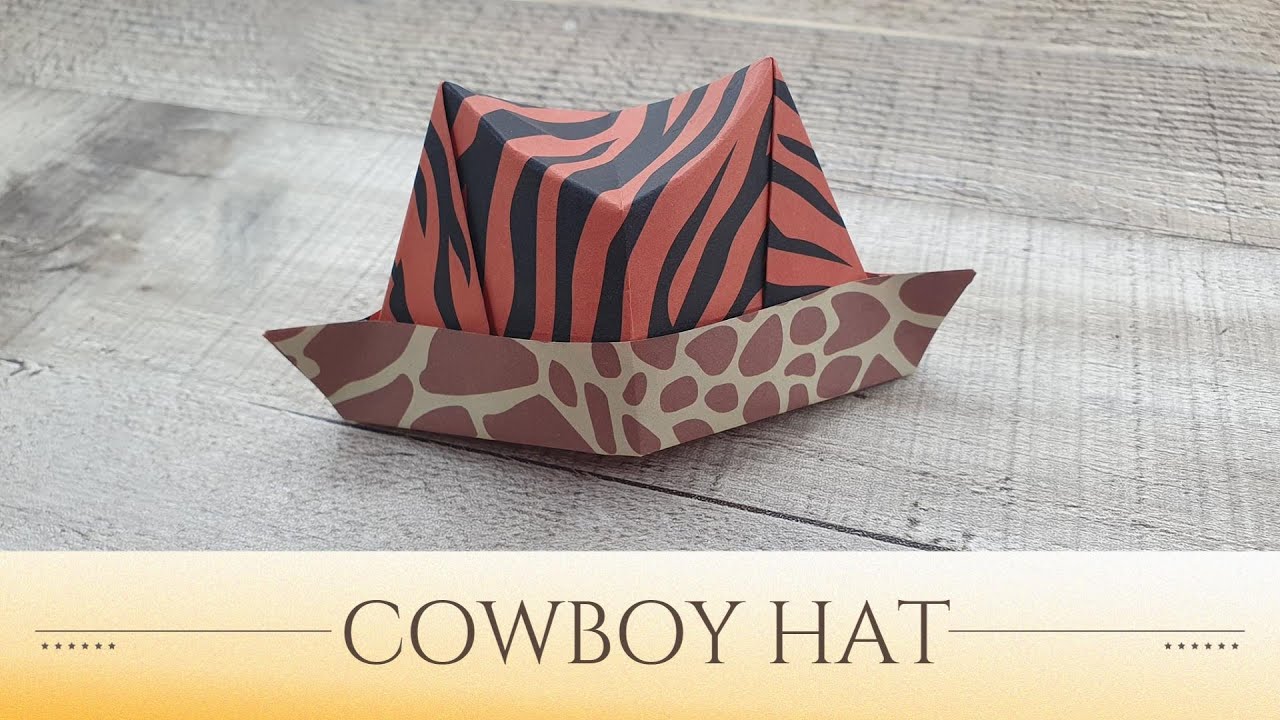 Crafting Western Style: Origami Easy Paper Cowboy Hat with Ski #origami ...