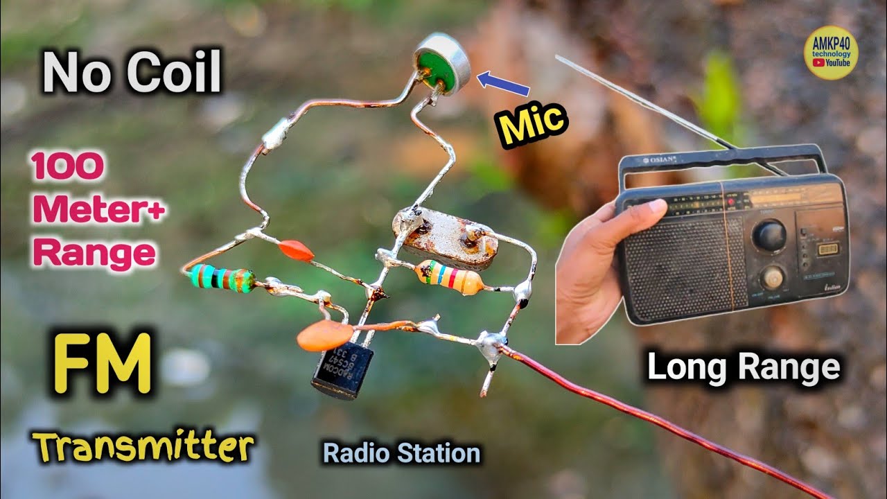 Coil Less FM Transmitter 📻 - YouTube