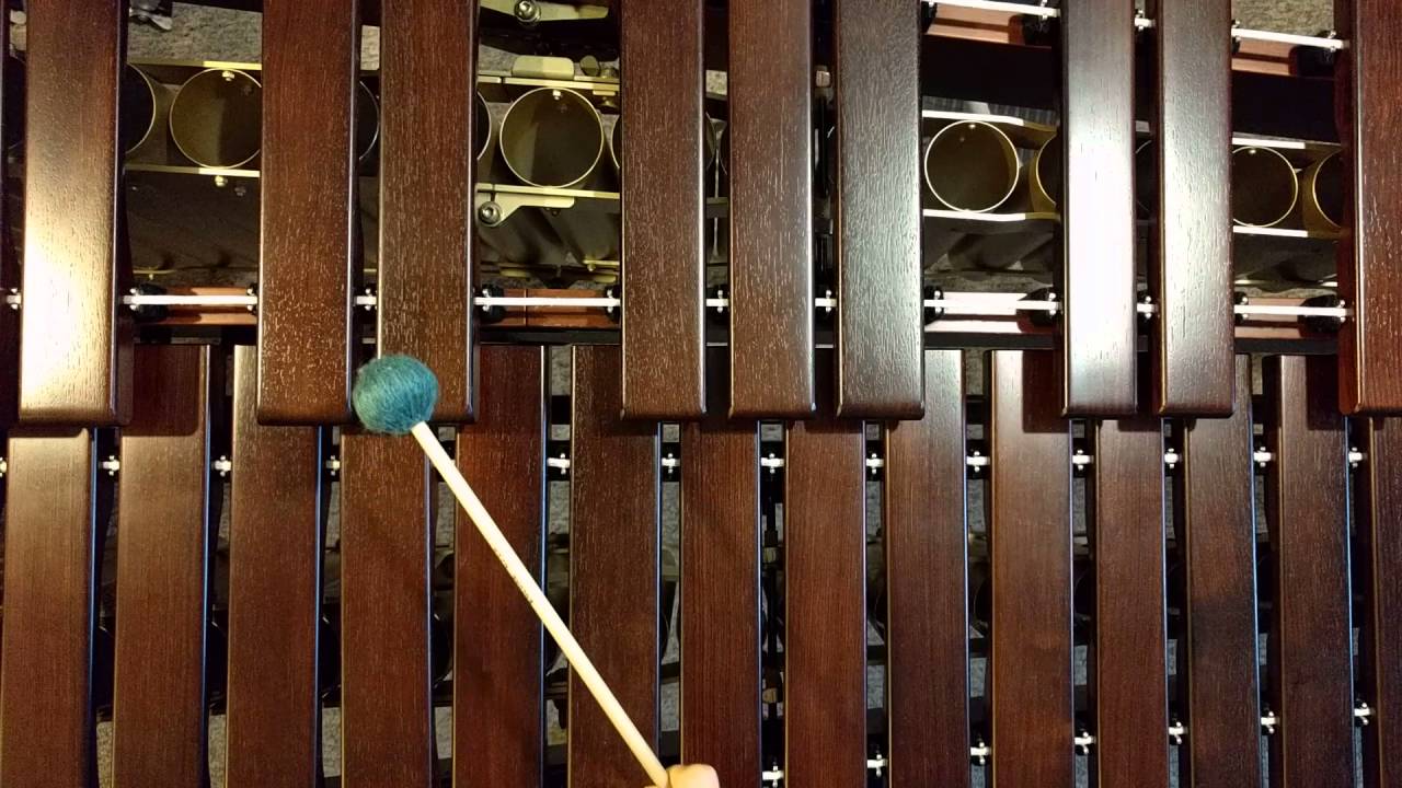 E flat natural minor scale xylophone or marimba - YouTube