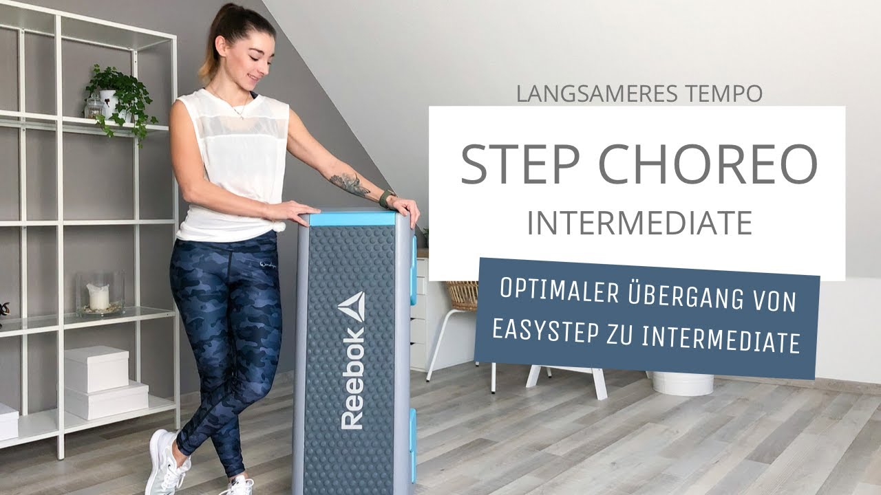 Step Choreo Mittelstufe // Drehungen & Wechselschritte üben // Übergang ...