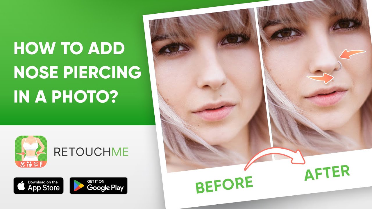 Test Drive Your Piercing Ideas | RetouchMe's Nose Piercing Service ...
