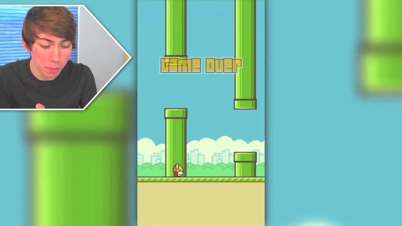 FLAPPY BIRD iPhone Gameplay Video - YouTube