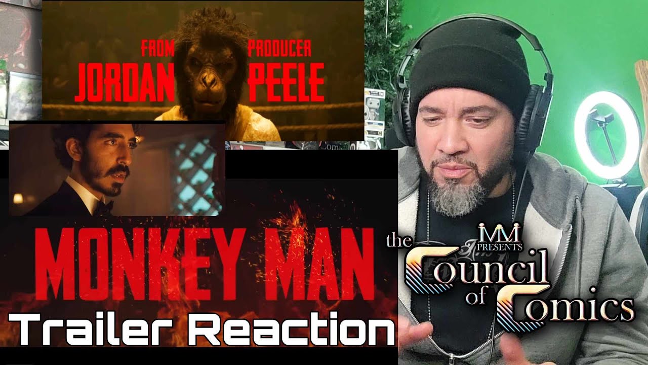 MONKEY MAN TRAILER REACTION! NEW JORDAN PEELE MOVIE! #trailerreaction # ...