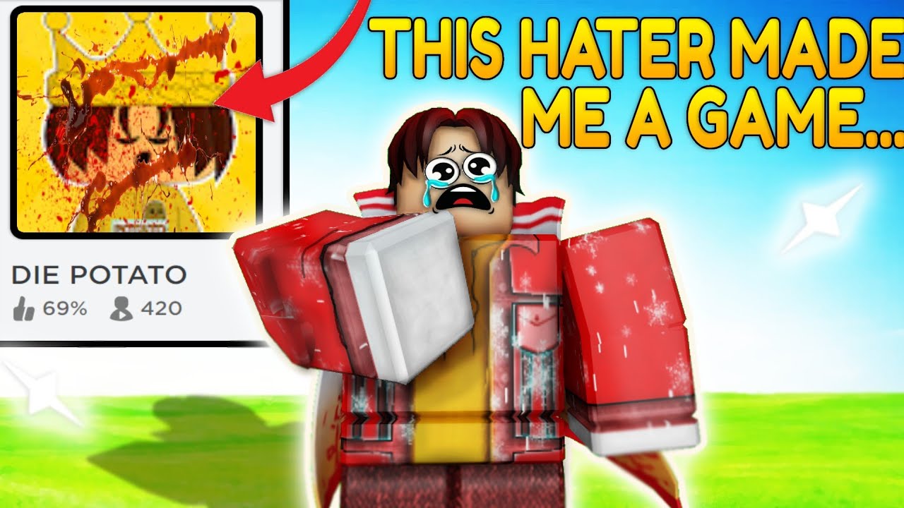 THIS HATER Made a Game on Me... IN ROBLOX..? - YouTube