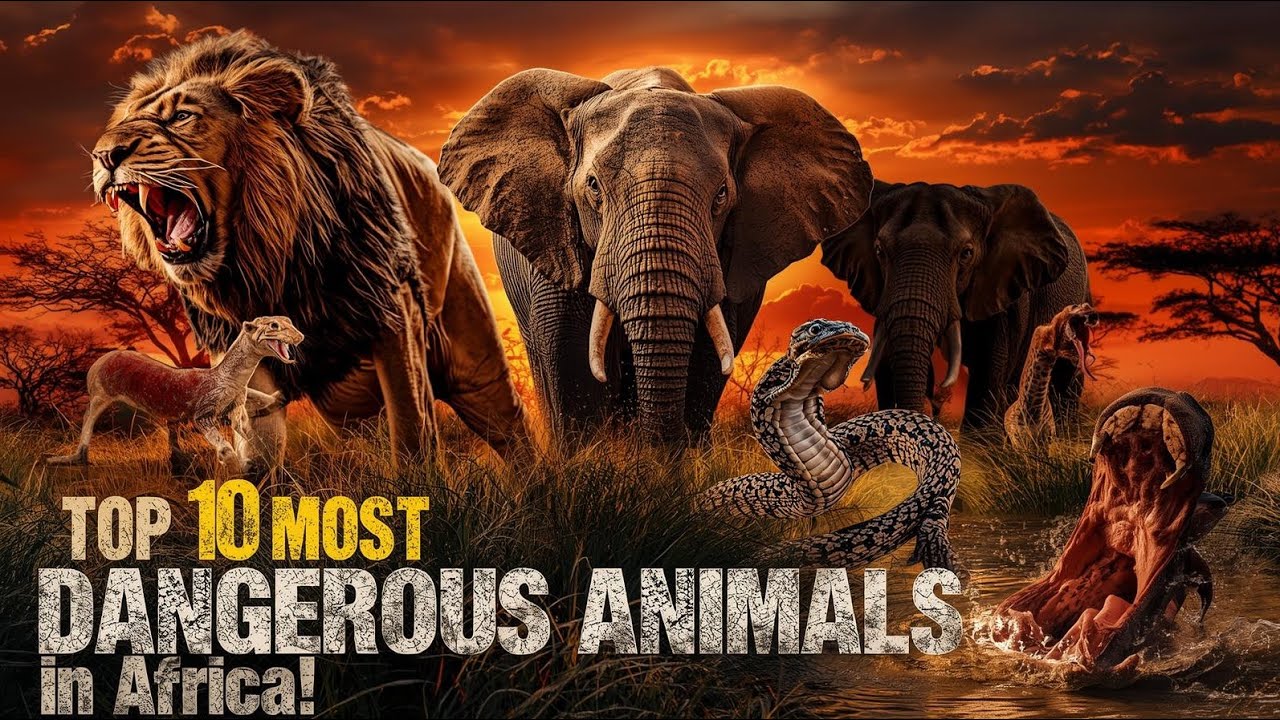 "Top 10 Most Dangerous Animals in Africa (Number 1 Will Shock You ...