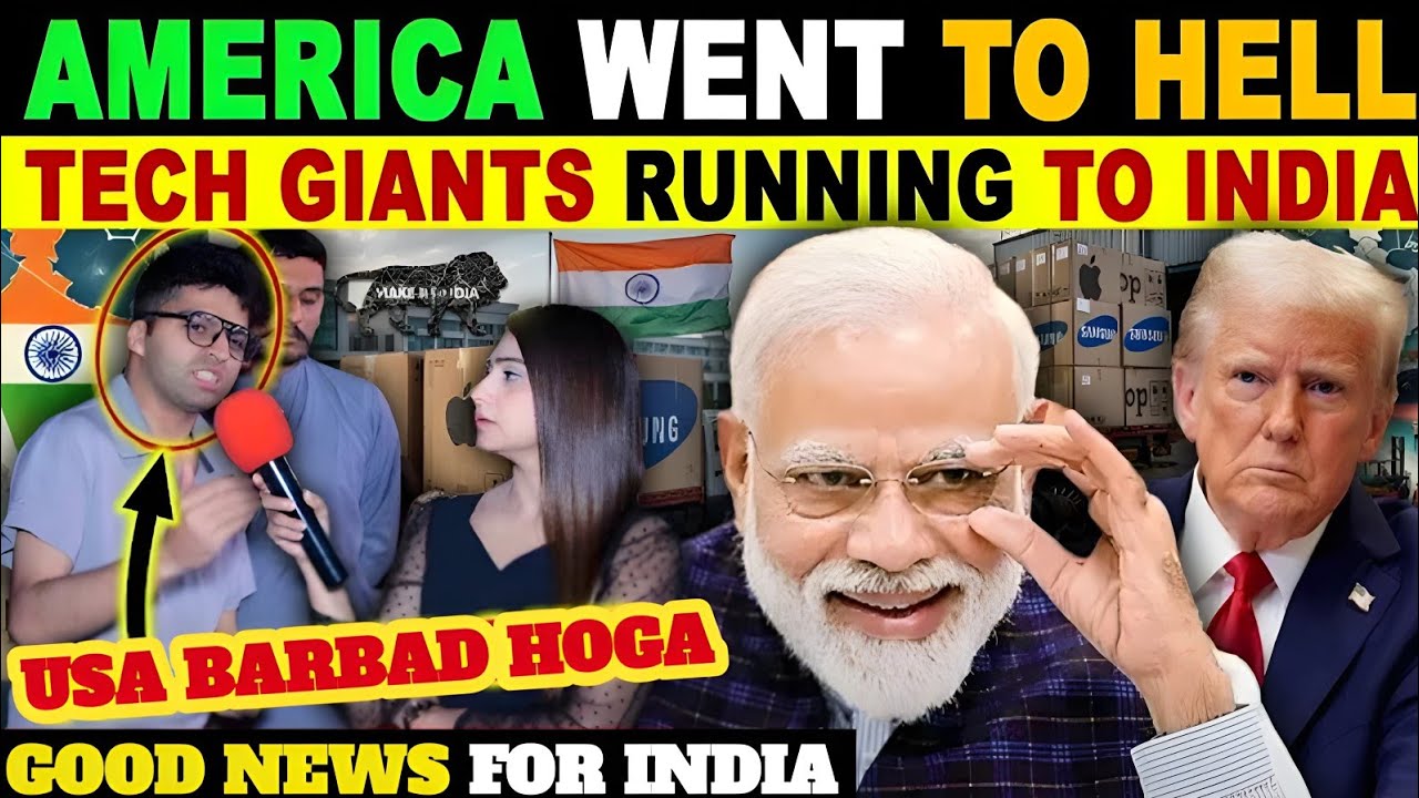 GOOD NEWS FOR INDIA | USA WENT TO HELL APPLE AND SAMSUNG TECH IN INDIA | PAKISTANI REACTION ...