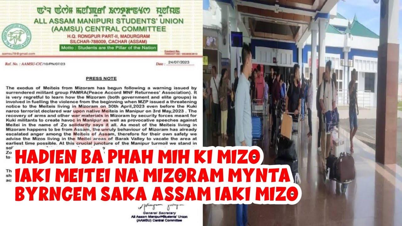 Byrngem ka assam iaki mizo ba sah ha assam ba kidei ban mih noh mardor ...
