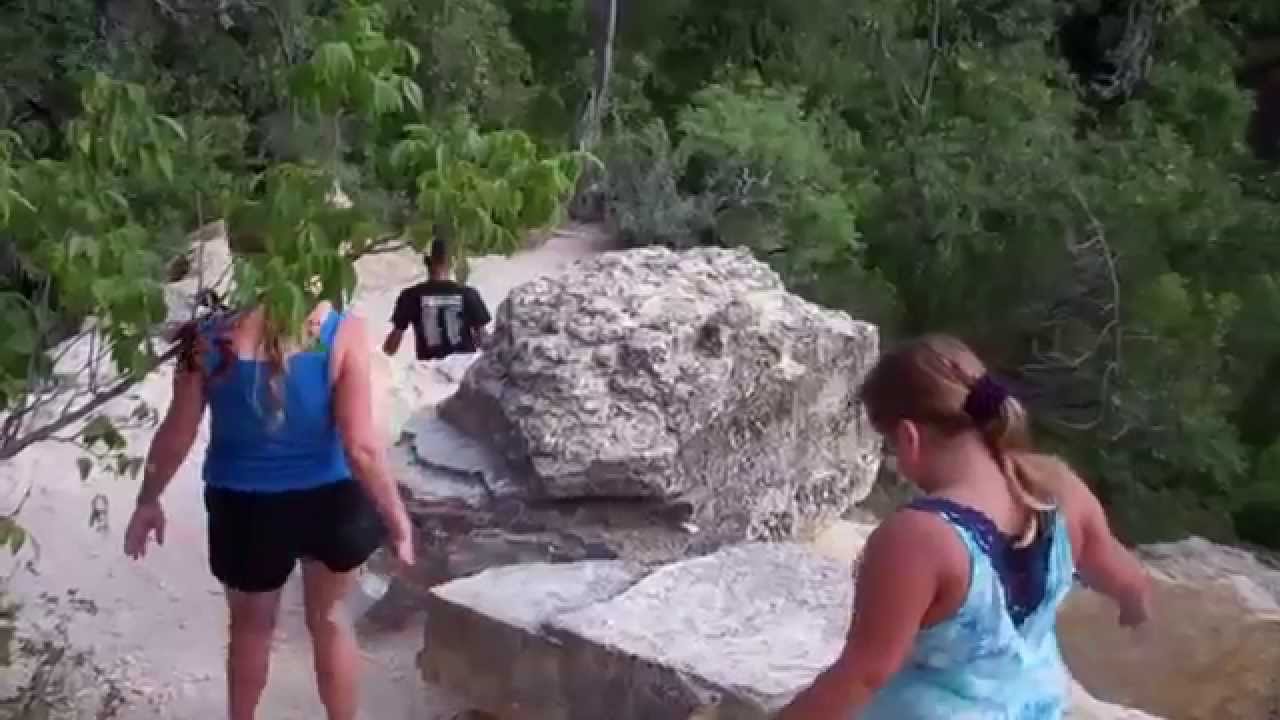 Garner State Park Hike & Rock Climbing - YouTube