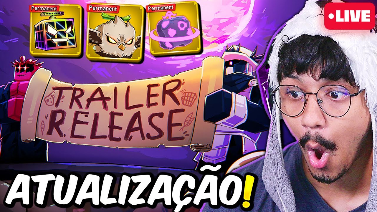 🔴 É HOJE! ATUALIZAÇÃO BLOX FRUITS TRAILER! GRAVITY REWORK, ÁGUIA E ...