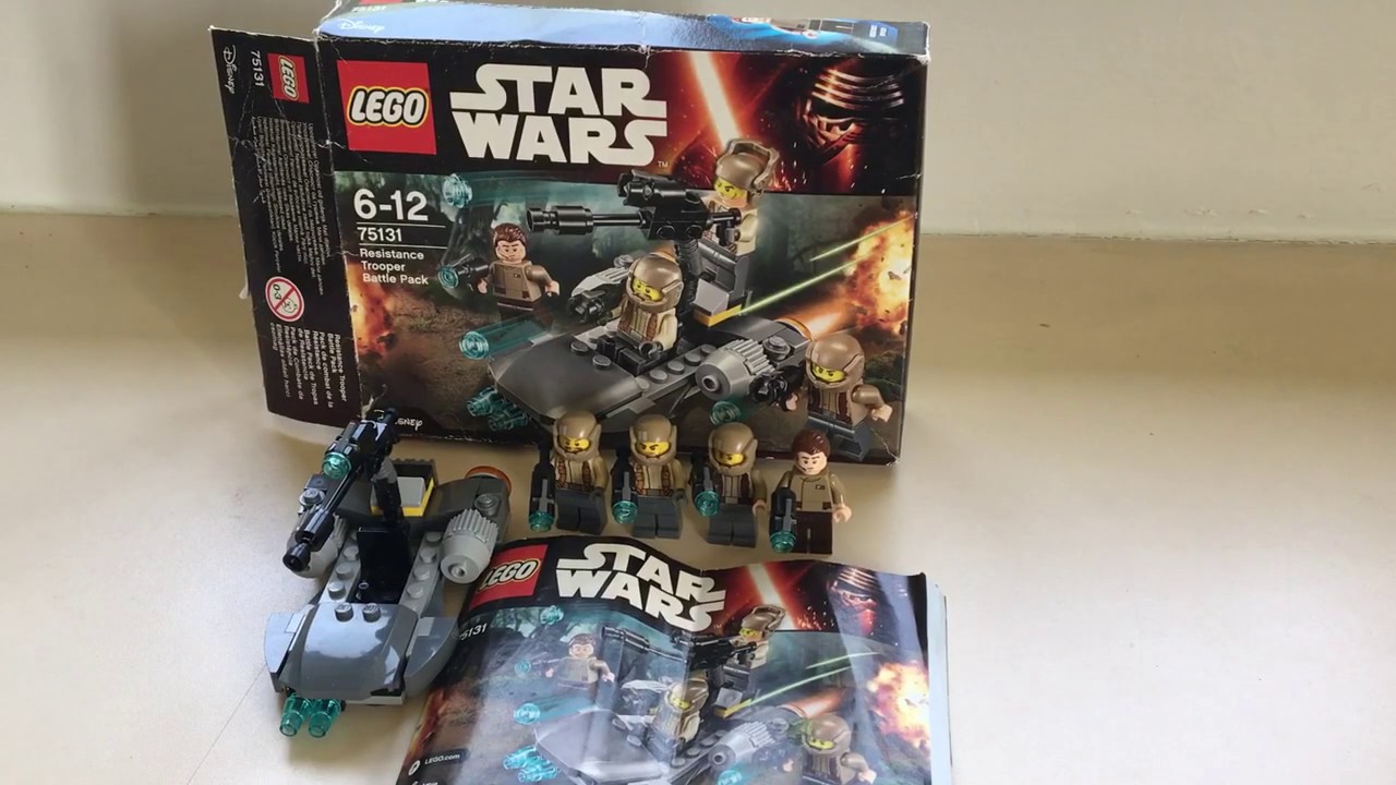 Lego resistance trooper battlepack review - YouTube