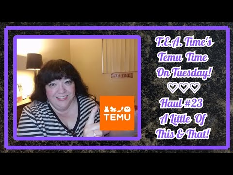 T.E.A. Time's @temu Time On Tuesday! Haul #23 - A Little Of This And ...