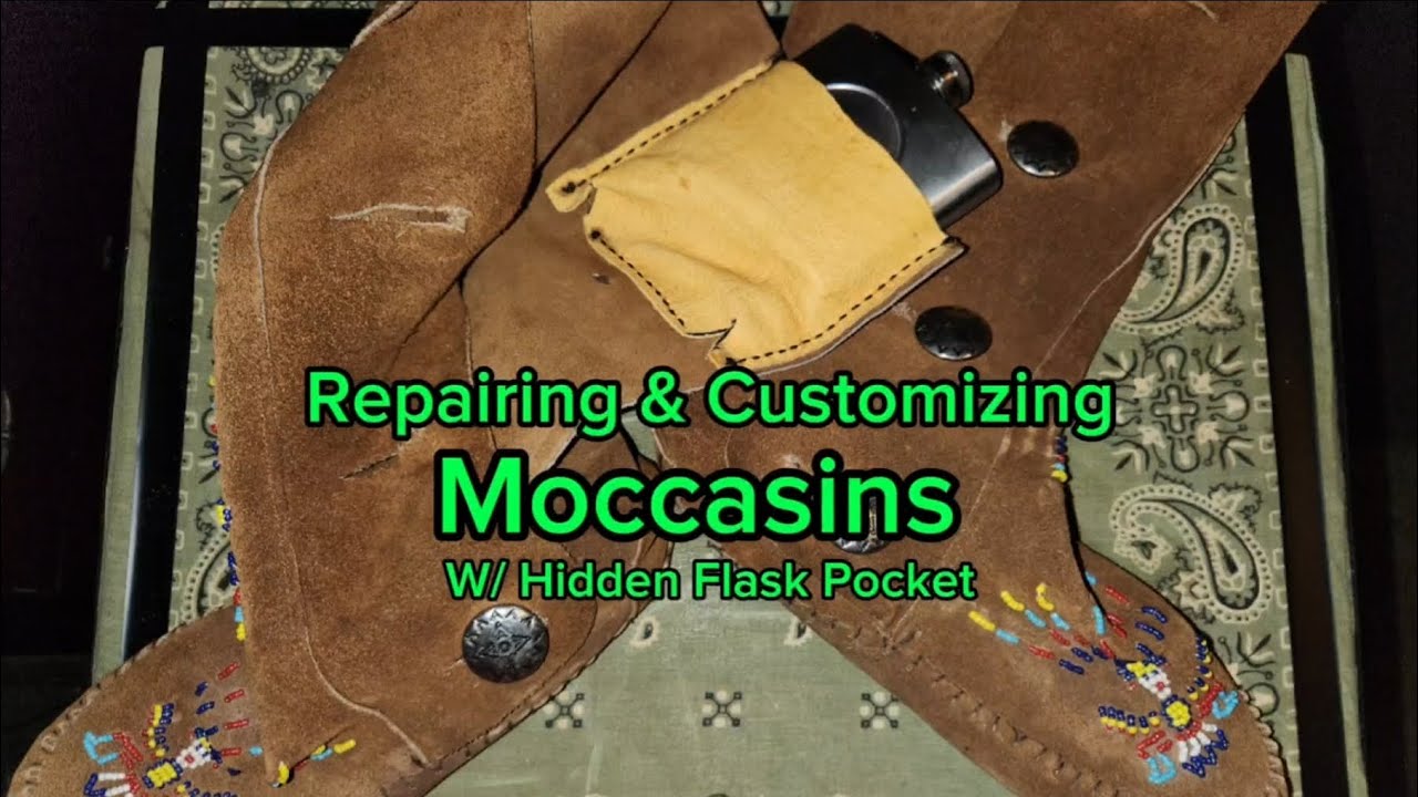 Moccasin Repair & Customization - YouTube
