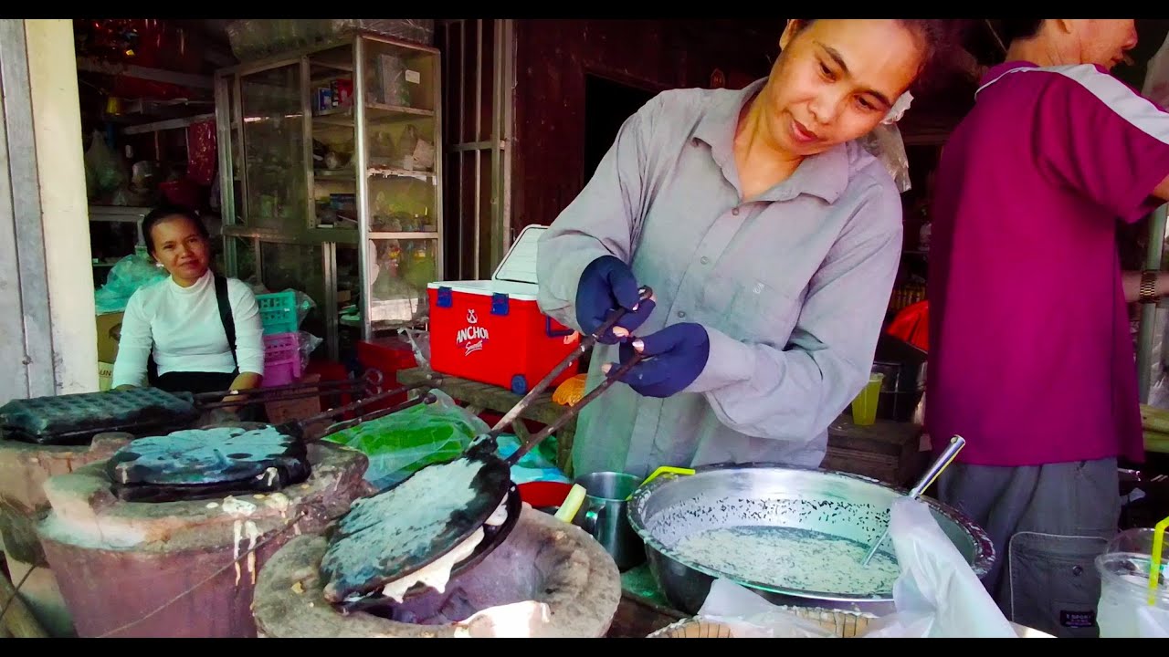 Asian Snack - Sister Made Waffles For Sales At Praek Eng Market ...