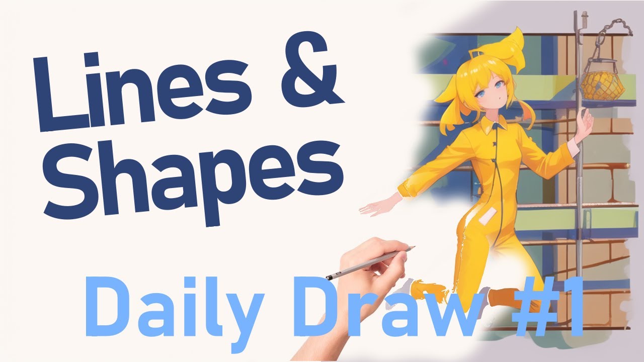 Learning to draw with AI #1 Basic Lines and shapes (ComfUI+Krita+Stable ...