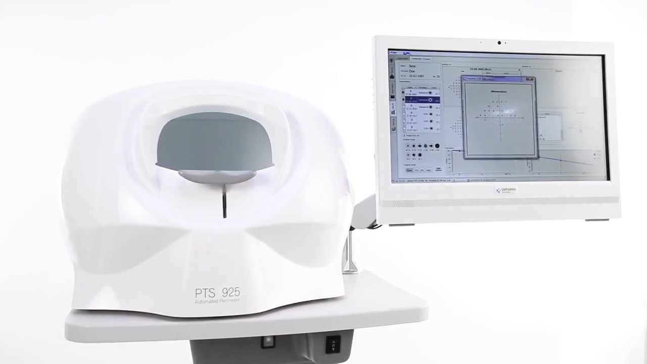 System Vision : Automated Perimeter PTS 925W - YouTube