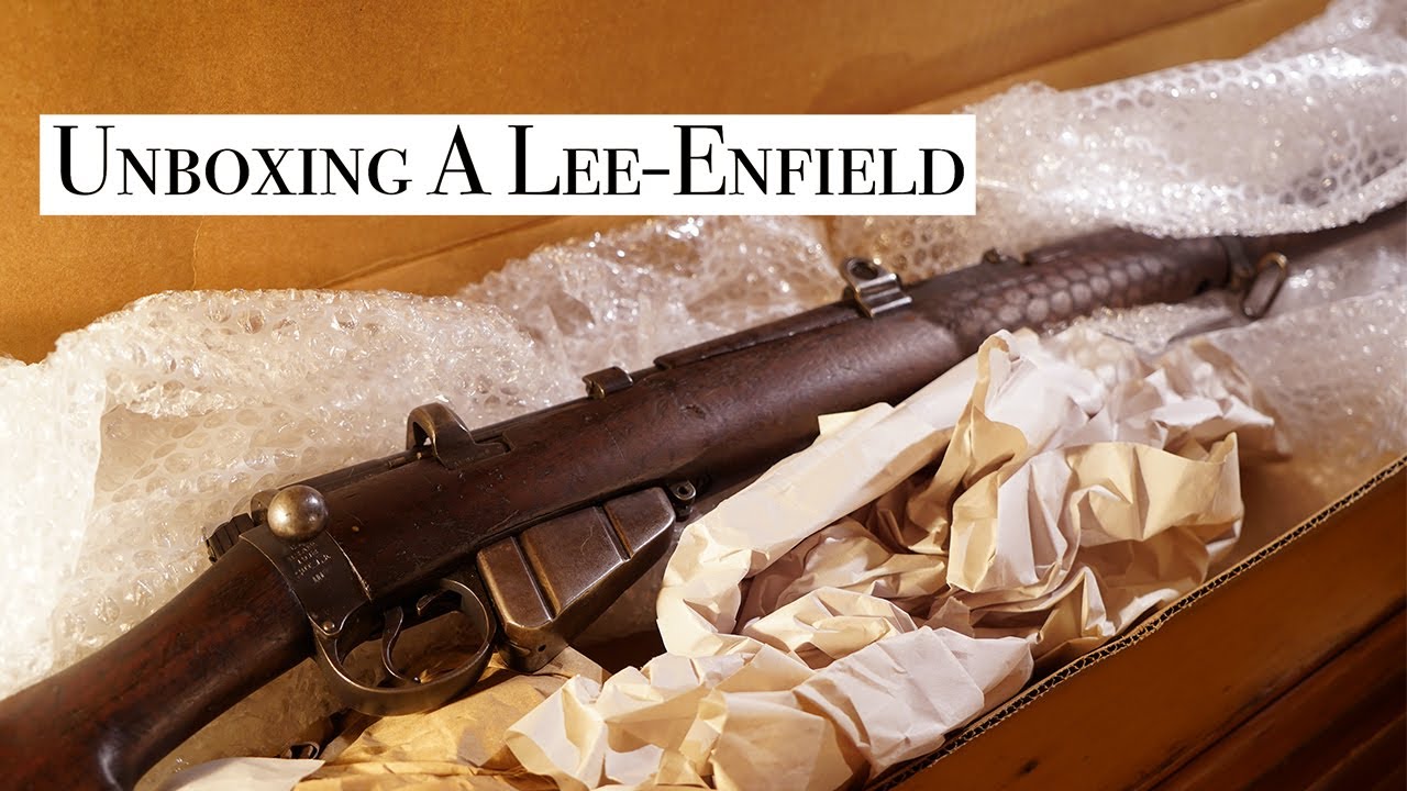 Unboxing a New Lee-Enfield - YouTube