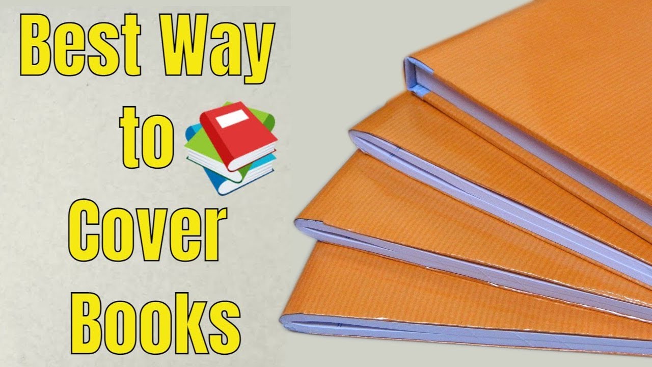 How To Cover School Notebooks | Brown Paper Covering | How to wrap ...