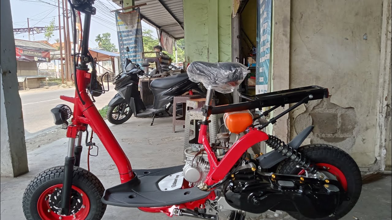 For sale otoped basik Mio smile ring 8 vespa - YouTube