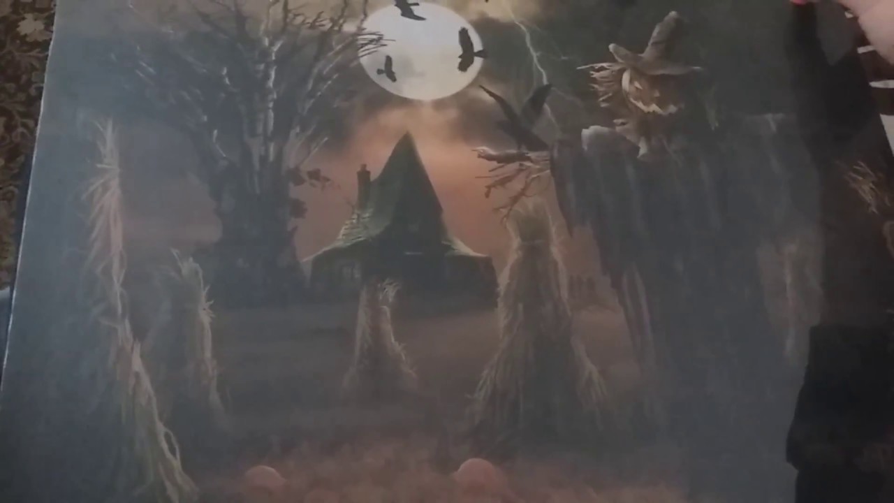 Halloween LED Sound Canvas "Scarecrow" - YouTube