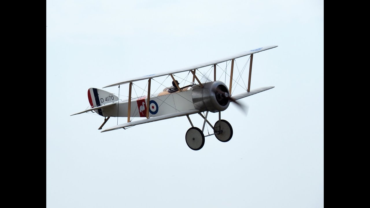 Sopwith Pup UML160 rotary engine - YouTube