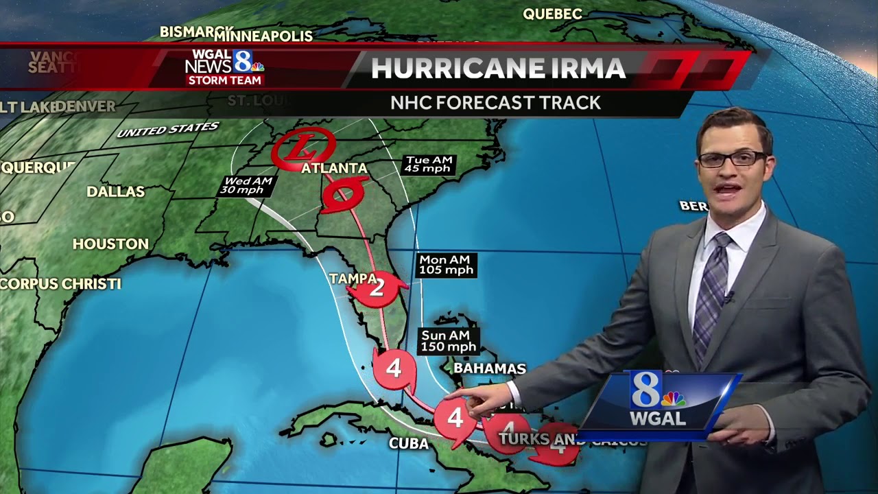 Check the latest track for Hurricane Irma - YouTube