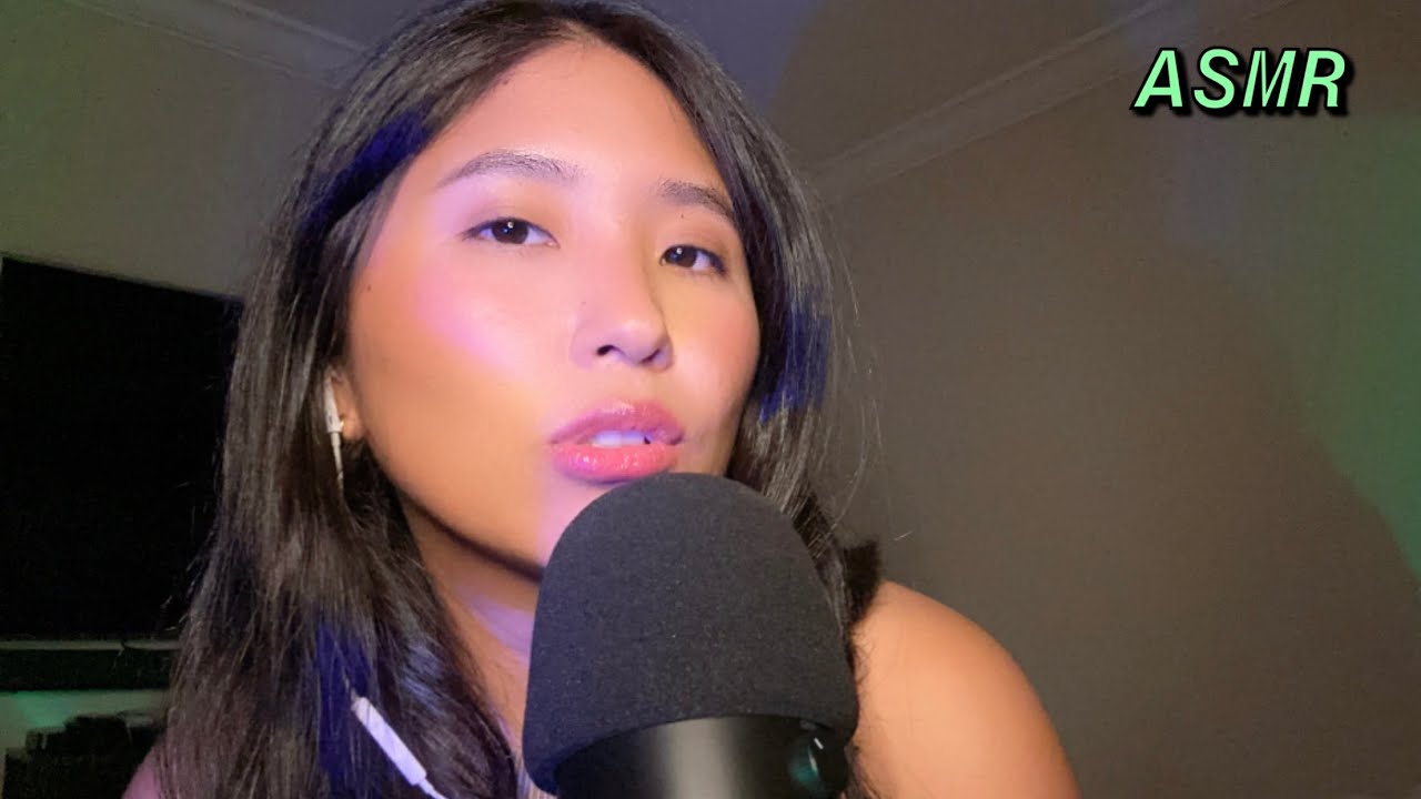 ASMR Close Up Clicky Whisper Ramble & Rain ♡ | chit-chat - YouTube