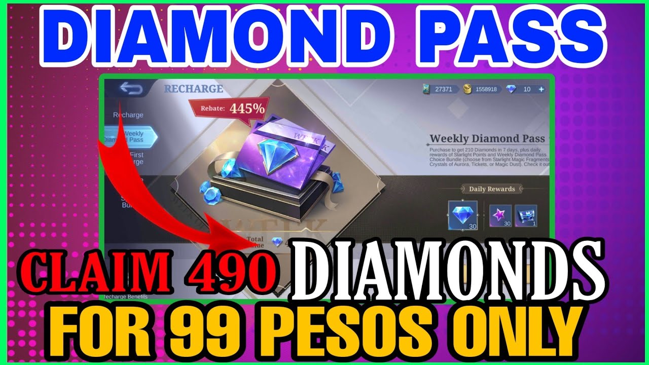 NEW WEEKLY DIAMONDS PASS IN MOBILE LEGENDS | Is It Better From Crystal ...