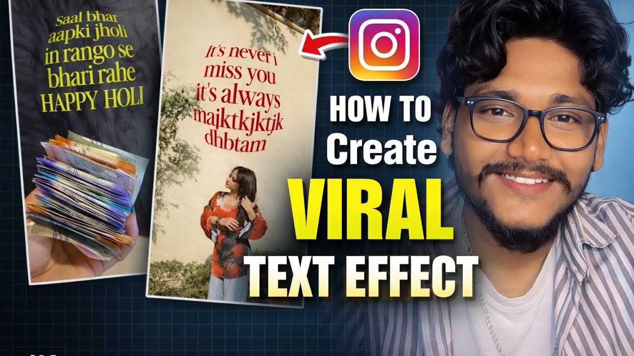 Instagram Viral Text Font Reels Tutorial 2026 🔥 | Trending Fisheye Text ...