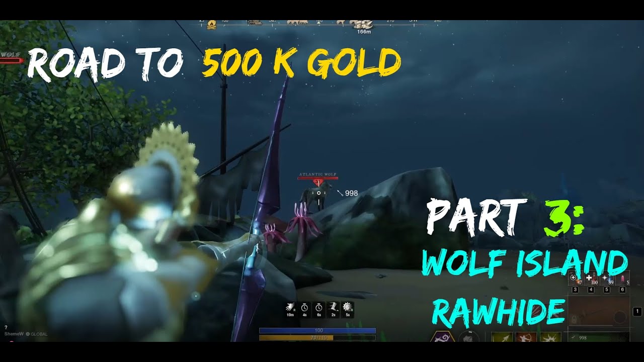 New World - Road To 500 K Gold Part 3: Wolf Island Rawhide - YouTube
