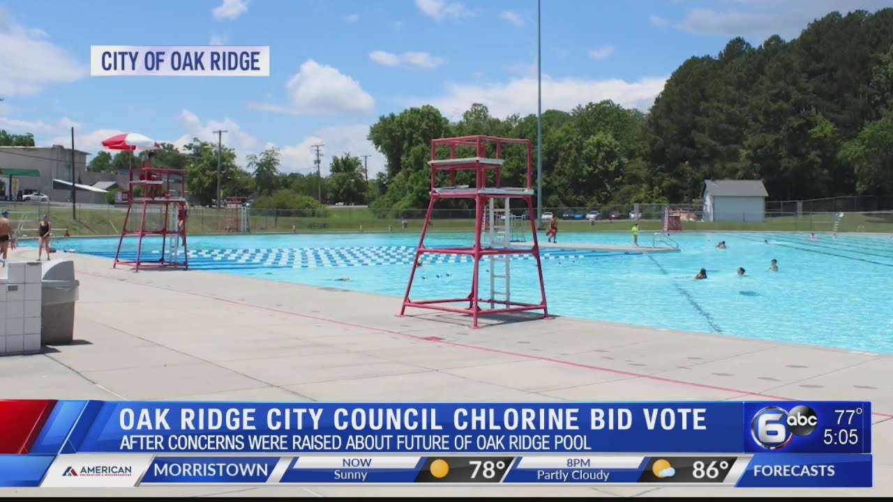 Oak Ridge City Council Chlorine Bid vote - YouTube