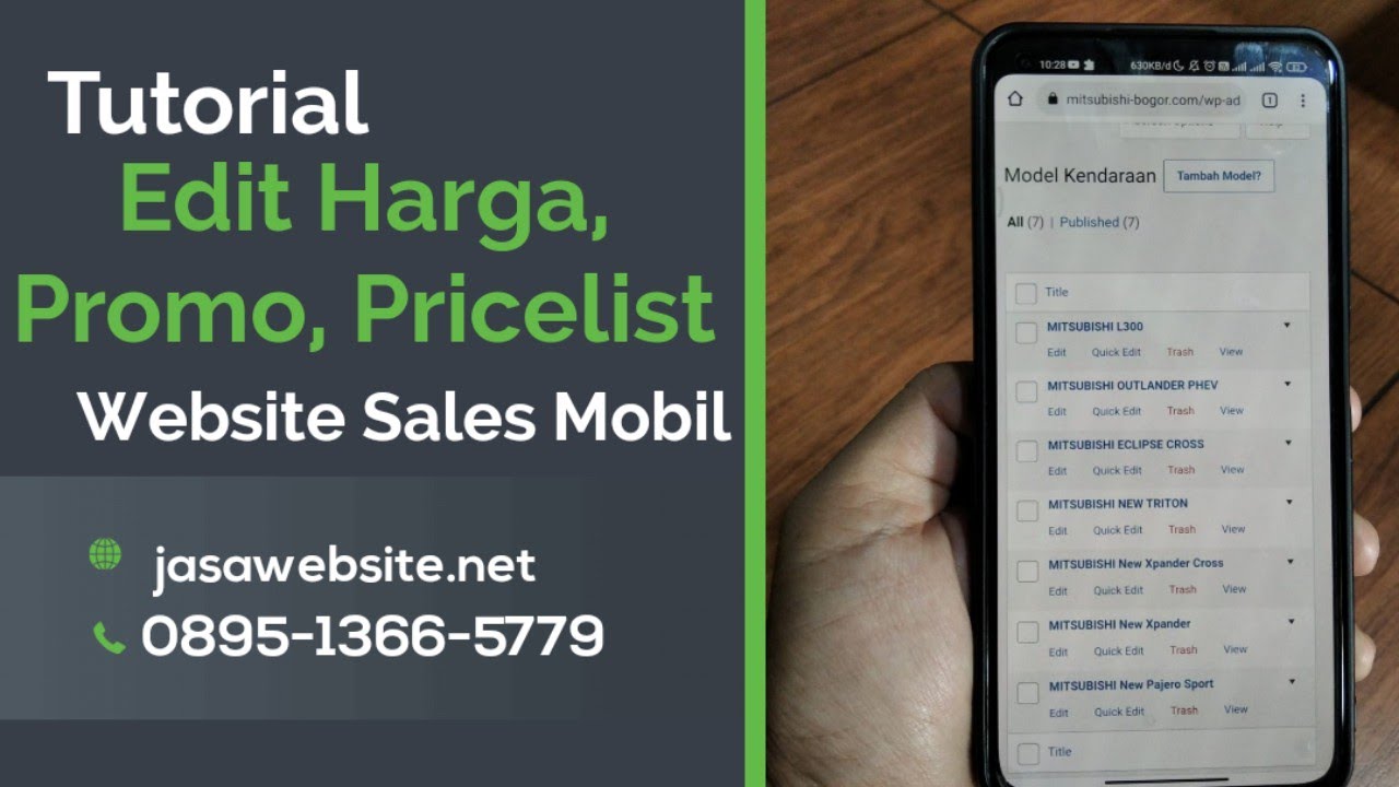 [Tutorial Website] Cara edit / membuat promo, pricelist, harga di ...