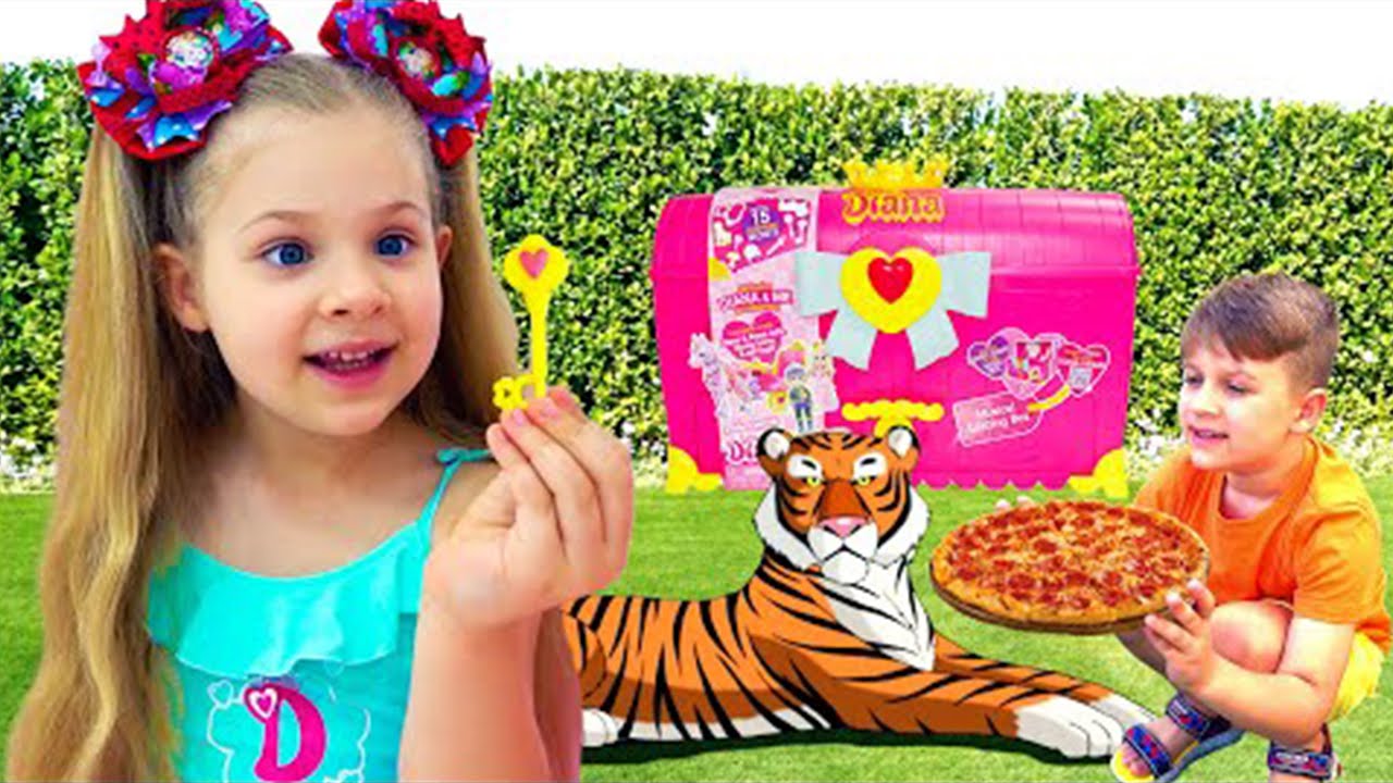 Diana and Roma Music Wishes Box Adventure Story - YouTube