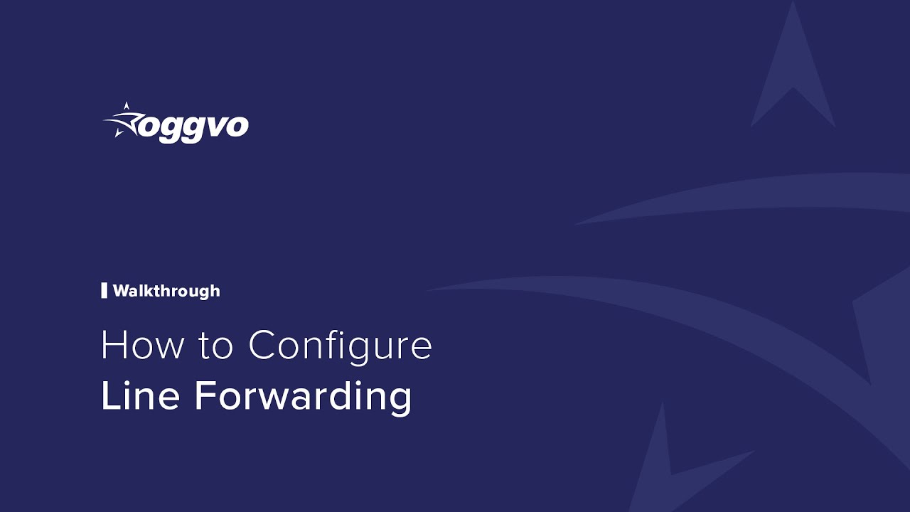 How to Configure Line Forwarding - YouTube