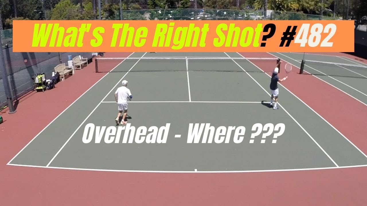 Tennis Overhead. Doubles. Where??? What's The Right Shot? # 482 - YouTube